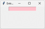 【Python/tkinter】Entry（エントリー）の使い方