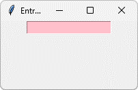 【Python/tkinter】Entry（エントリー）の使い方