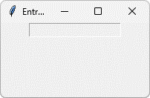 【Python/tkinter】Entry（エントリー）の使い方